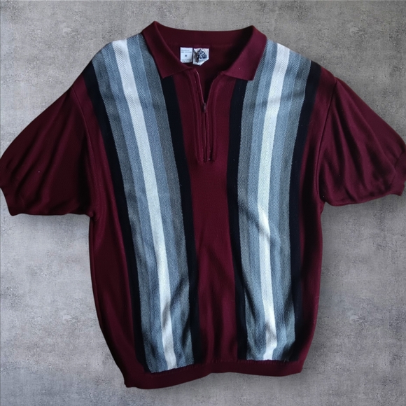 Kennington Ltd. | Shirts | 96s Kennington Knit 14 Zip Polo Pullover ...